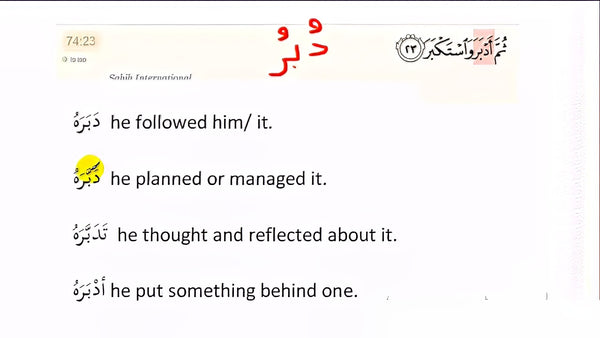 Synonyms & perfect word choice in the Quran – LearnQuranicArabic